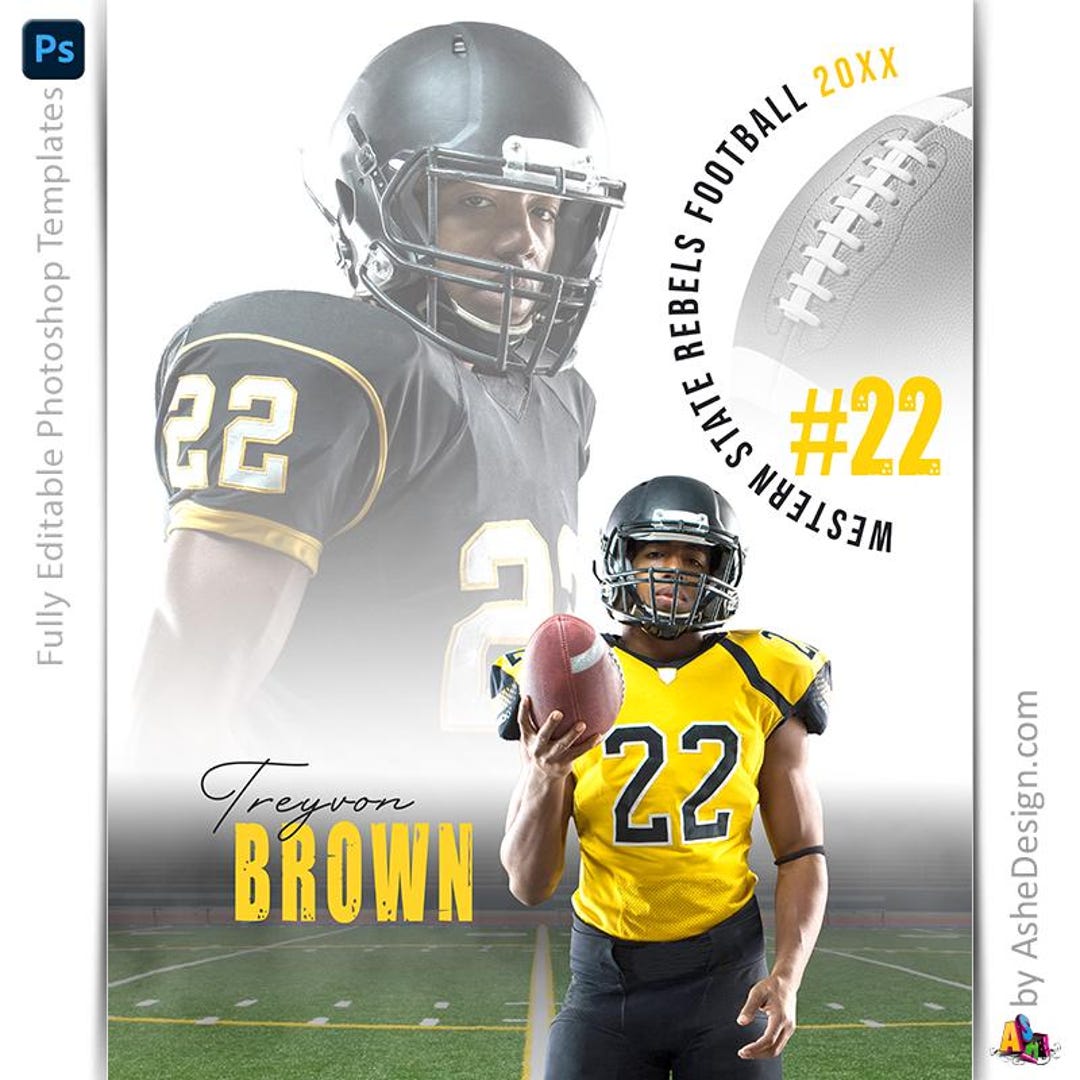 Photoshop Football Poster Templates, PSD Sports Photography-templates ...
