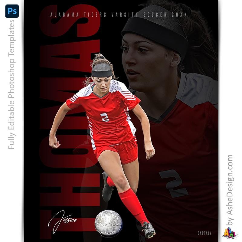 Photoshop Multi-sport Poster Templates, PSD Sports Photography ...