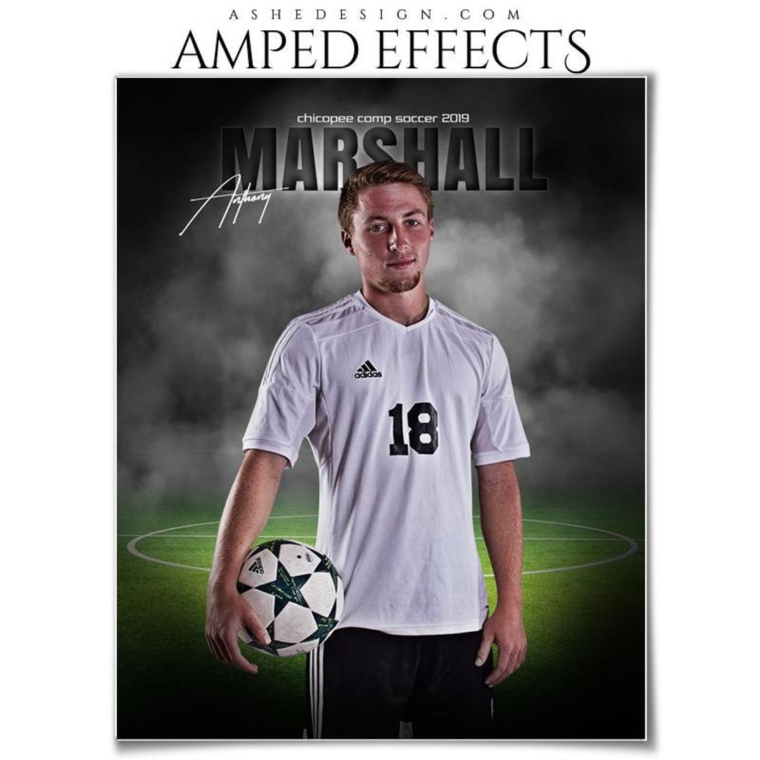 Sports Poster Template Set - Photoshop Collage Templates for Teams and ...