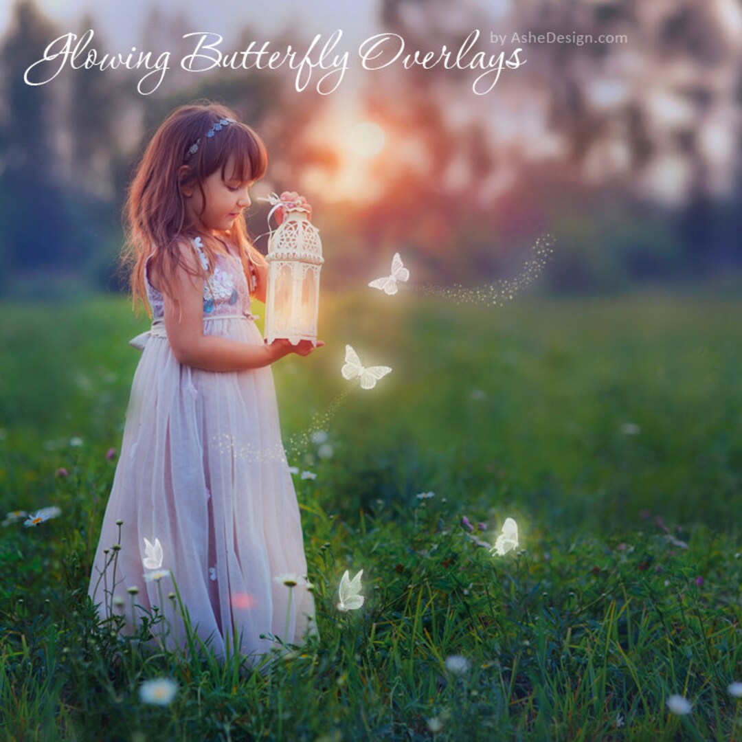 Designer Gems Overlays Glowing Butterfly Overlays 8 Photoshop .png ...