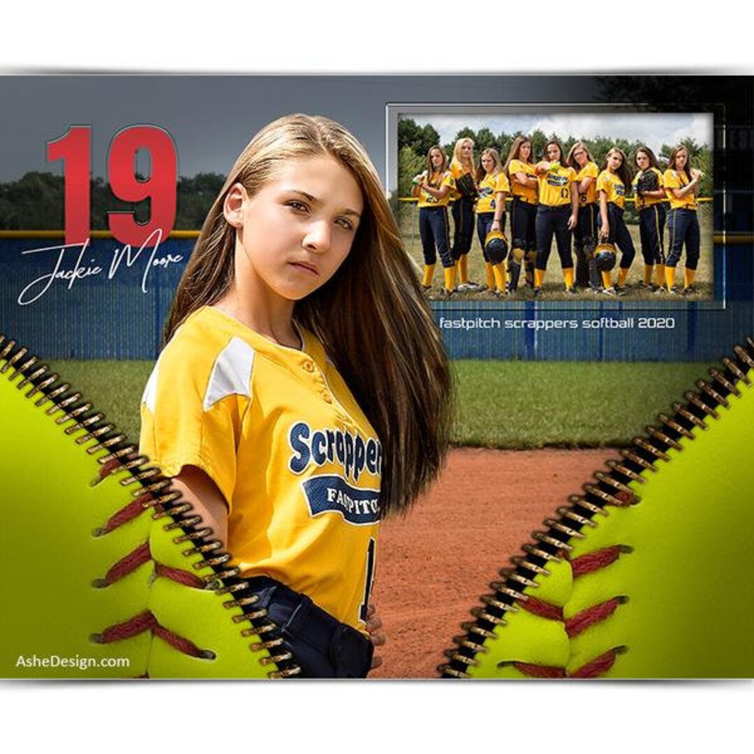 Softball Memory Mates - Photoshop Templates for Sports Teams and ...