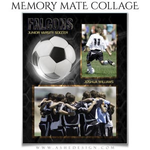 Soccer Memory Mates - Photoshop Templates for Sports Teams and ...