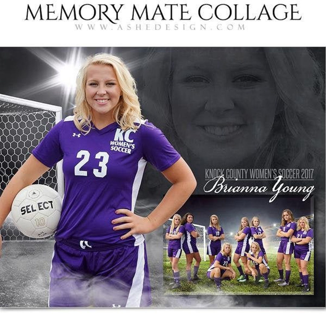 Soccer Memory Mates - Photoshop Templates for Sports Teams and ...