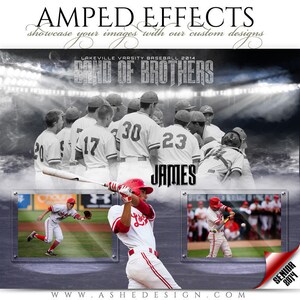 Sports Poster Template Set Photoshop Collage Templates for Teams and ...