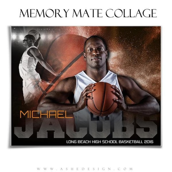 Basketball Memory Mates Photoshop Templates for Sports Teams - Etsy