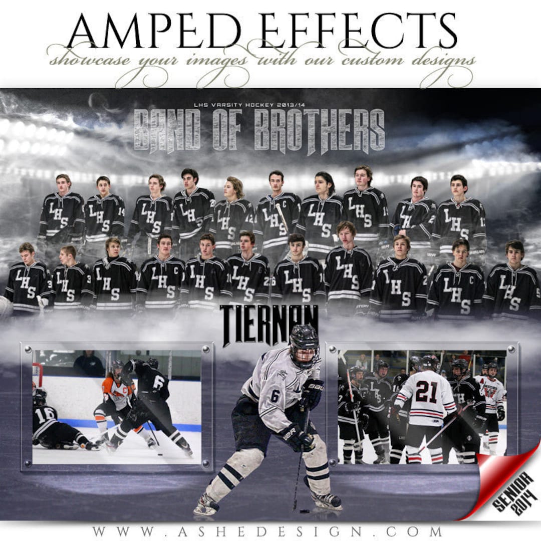 Sports Poster Template Set Photoshop Collage Templates for Teams and ...