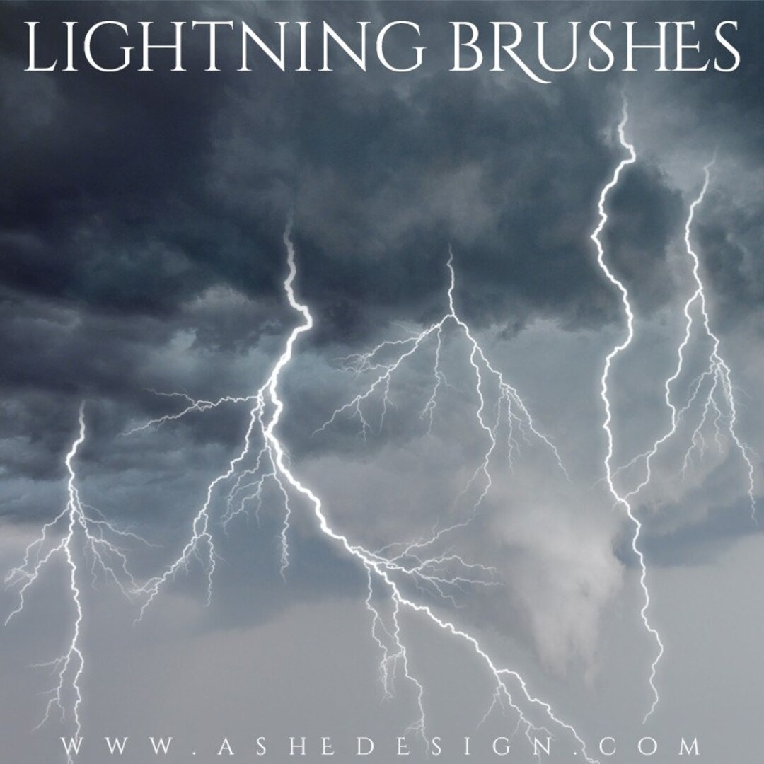 Lightning Photoshop Brushes