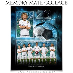 Soccer Memory Mates - Photoshop Templates for Sports Teams and ...