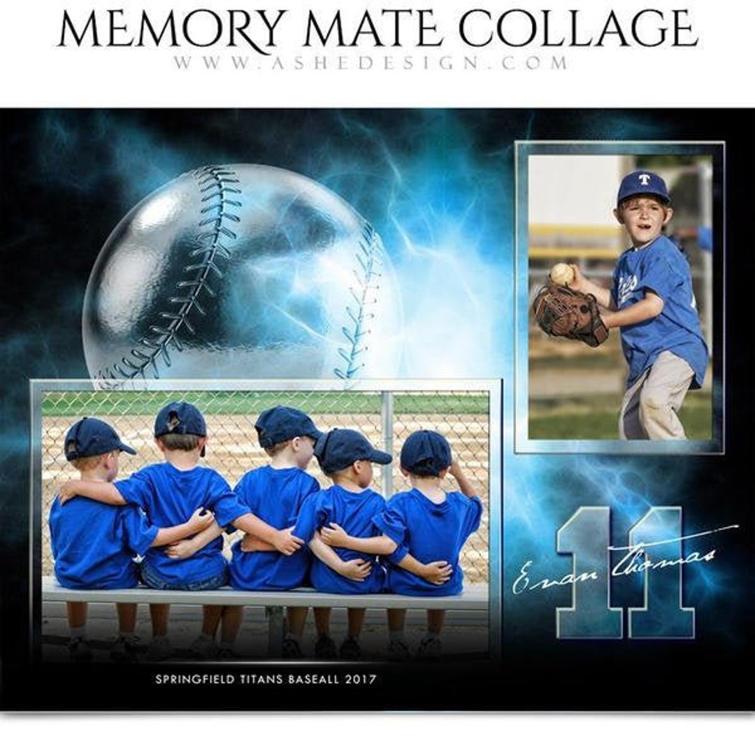 Baseball Memory Mates - Photoshop Templates for Sports Teams and ...