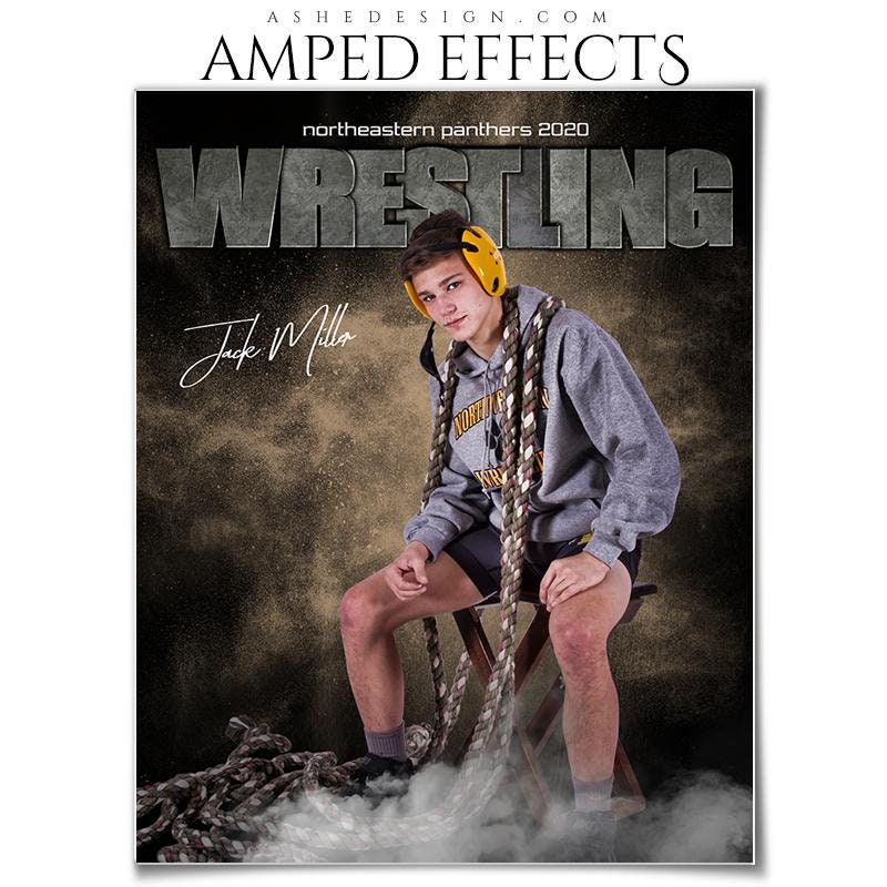 Wrestling Photoshop Template - Etsy UK