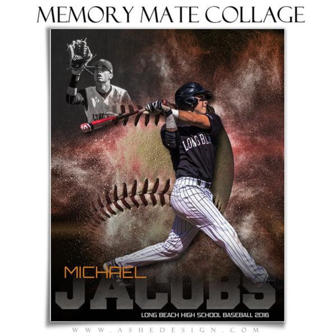 Baseball Memory Mates Photoshop Templates for Sports Teams - Etsy