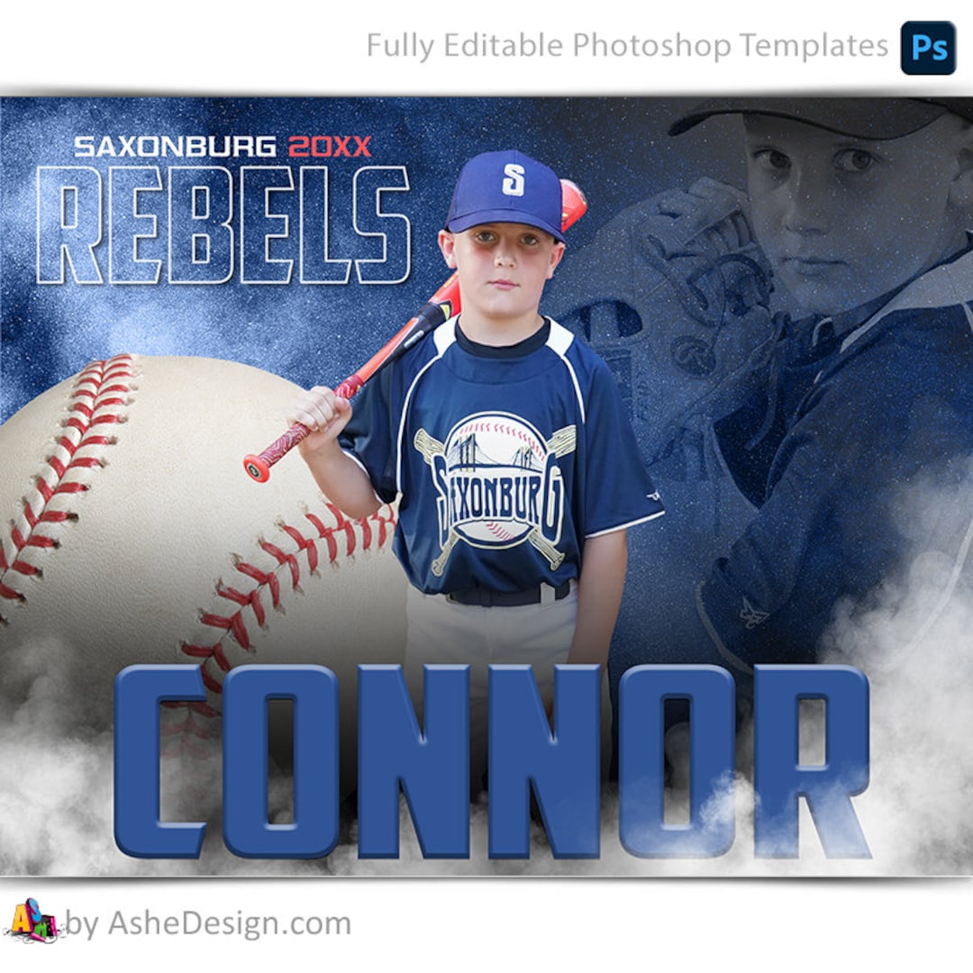 Sports Poster Template Set - Photoshop Templates for Sports Teams and ...