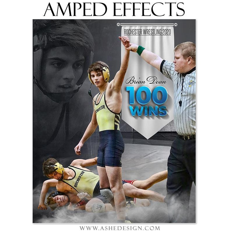 Wrestling 100 Win Banner - Etsy