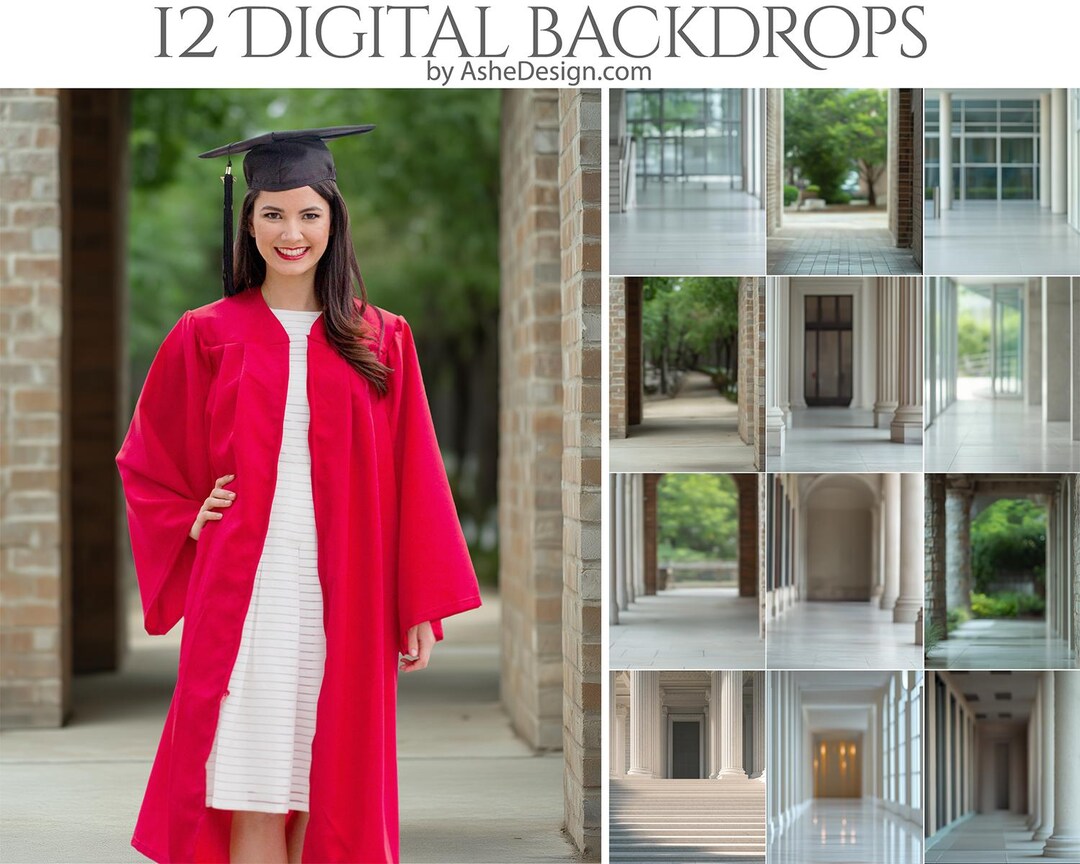 12 Architectural Glow Digital Photography Backdrops, Photoshop Overlays ...