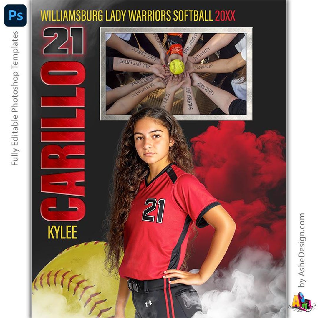 Softball Memory Mates - Photoshop Templates for Sports Teams and ...