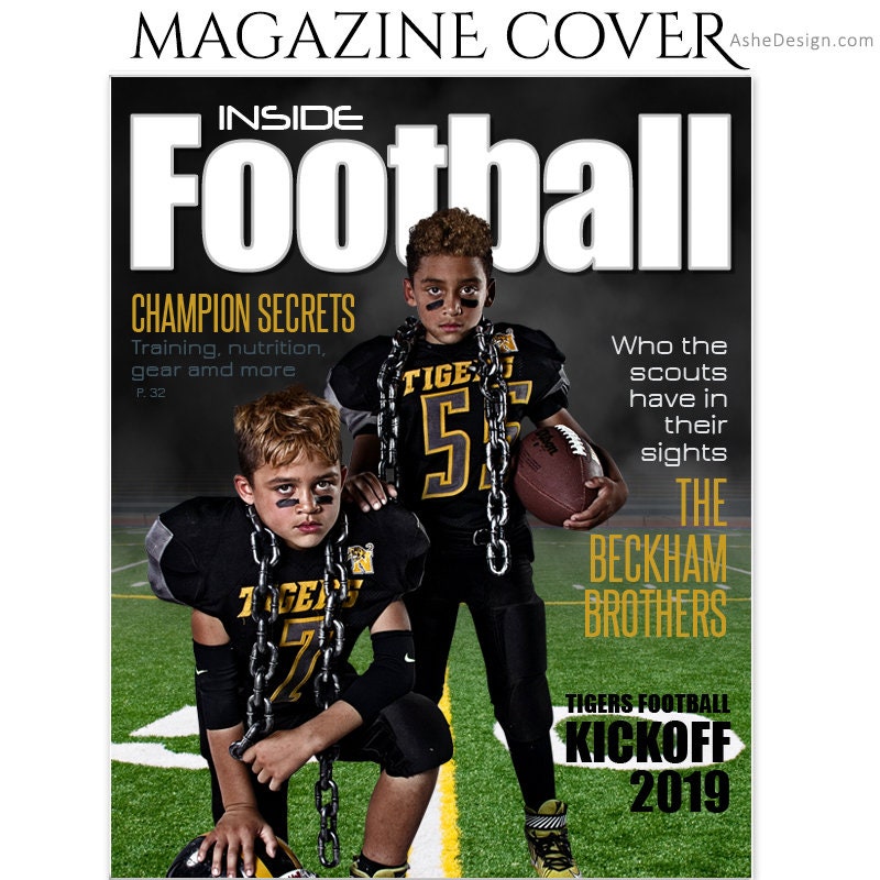 Football Scrapbook Cover - Etsy