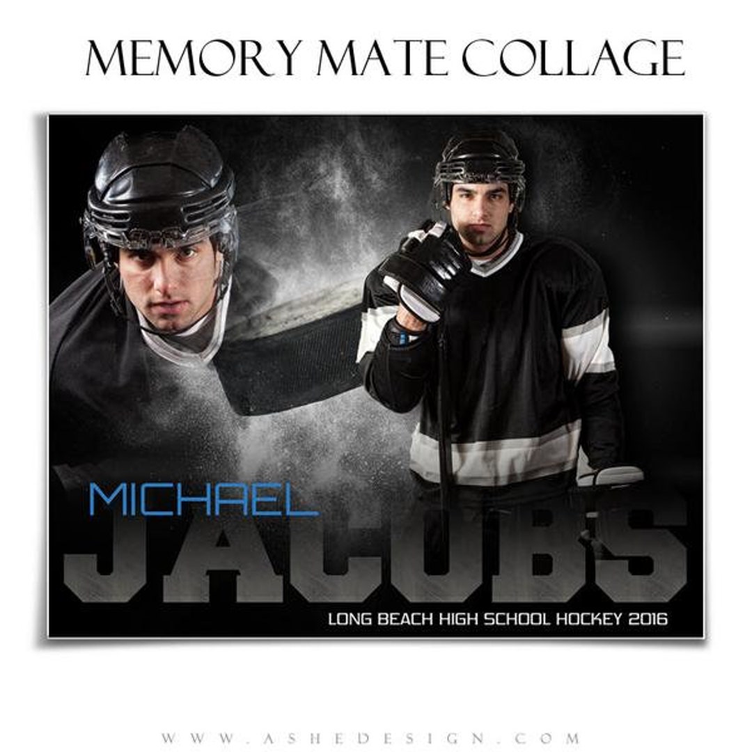 Hockey Memory Mates Photoshop Templates for Sports Teams and ...