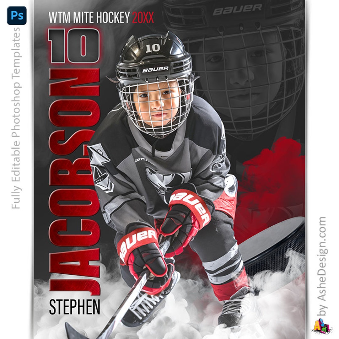 Photoshop Hockey Poster Templates, PSD Sports Photography-templates ...