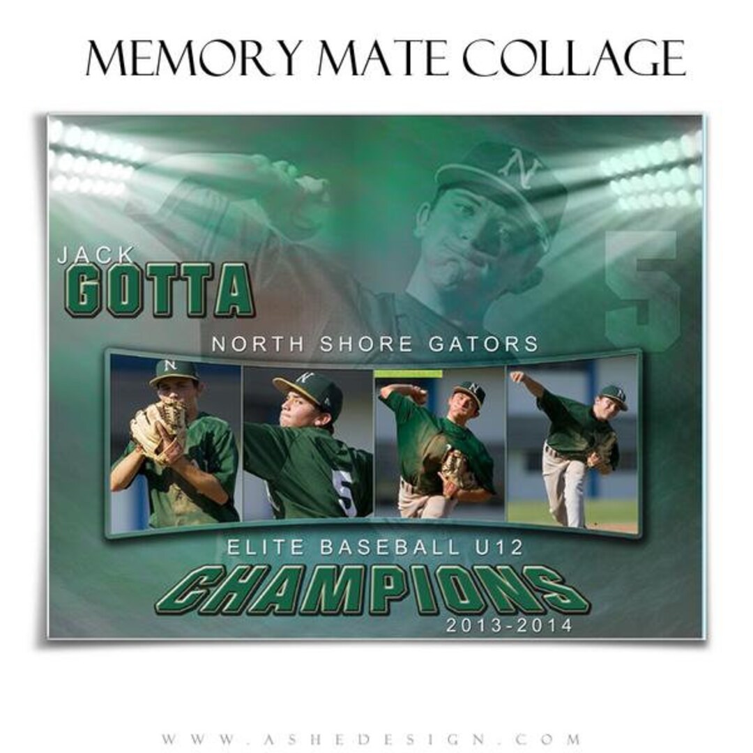 Sports Memory Mates Photoshop Templates for Sports Teams and - Etsy