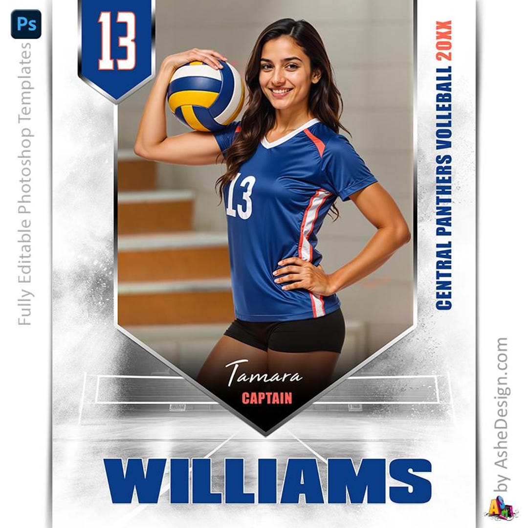 Photoshop Volleyball Poster Templates, PSD Sports Photography-templates ...