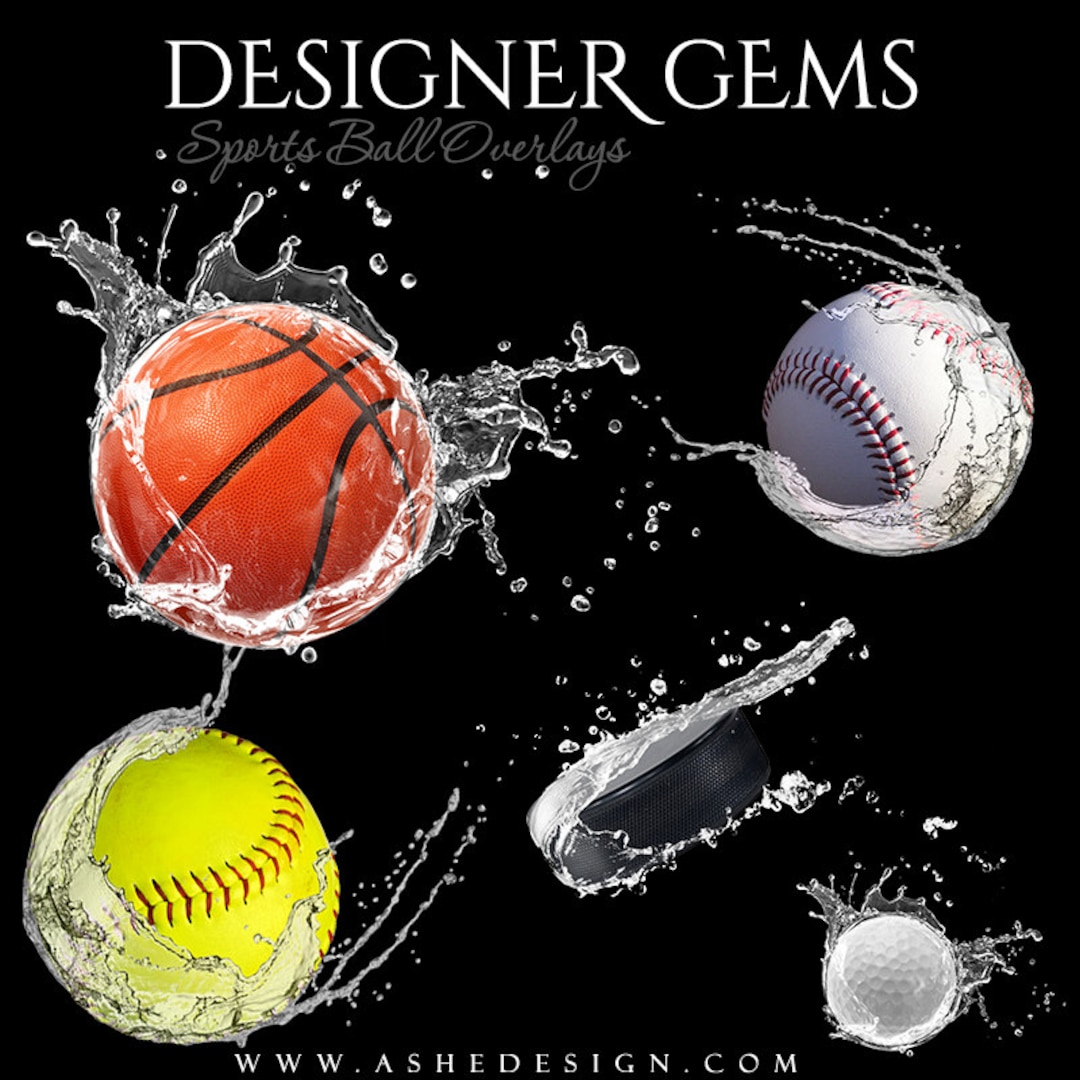 Photoshop Design Sports Photo Overlays WATERBALL Overlays Set 2 5 ...