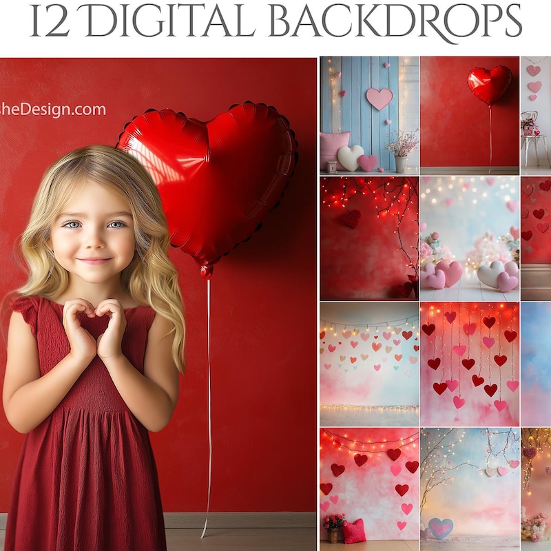 Valentines Backdrop - Etsy