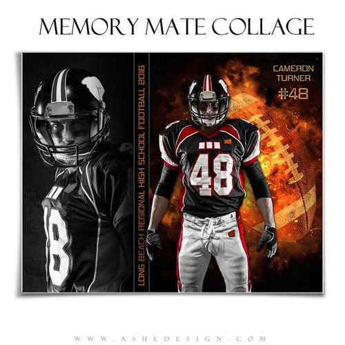 Football Memory Mates Photoshop Templates for Sports Teams - Etsy