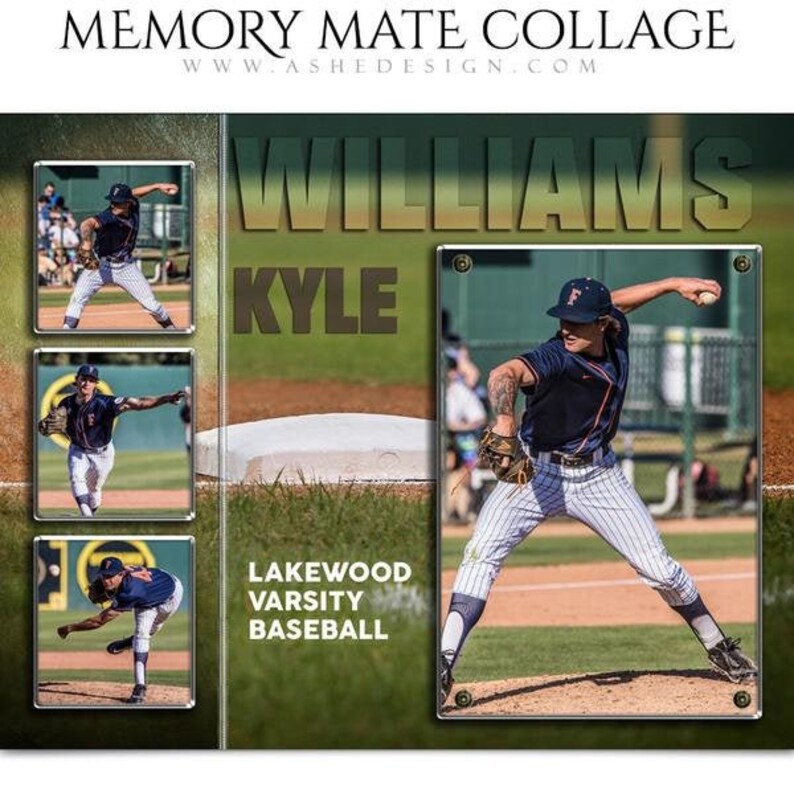 Baseball Memory Mates Photoshop Templates for Sports Teams - Etsy