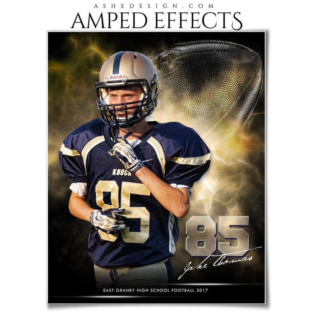 Photoshop Football Poster Template Digital Sports Background - Etsy
