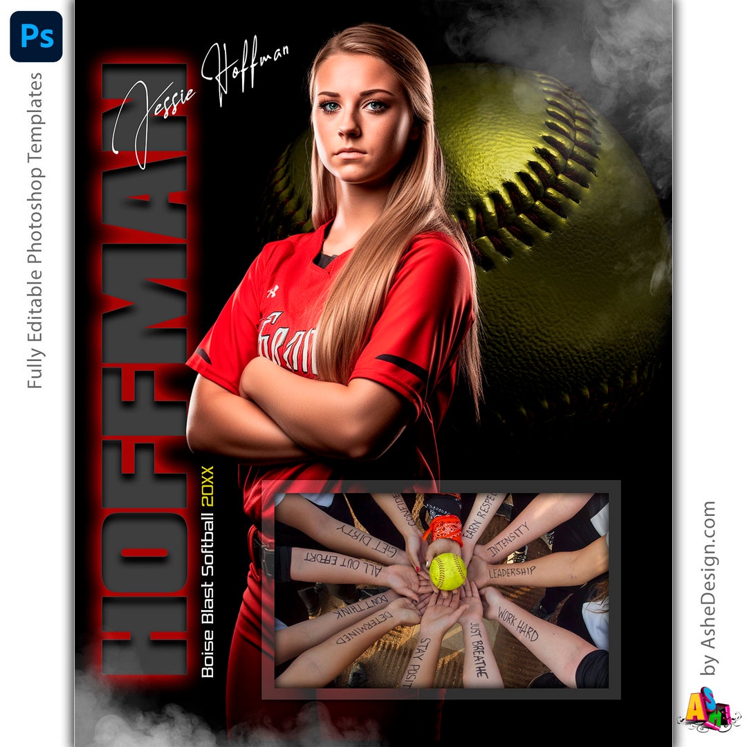 Softball Memory Mates - Photoshop Templates for Sports Teams and ...