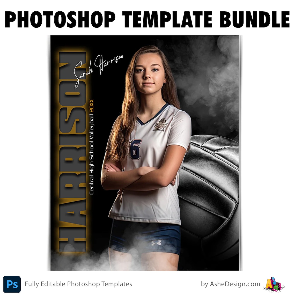 Photoshop Sports Template Bundle Includes 12 Layered PSD Sports Poster ...