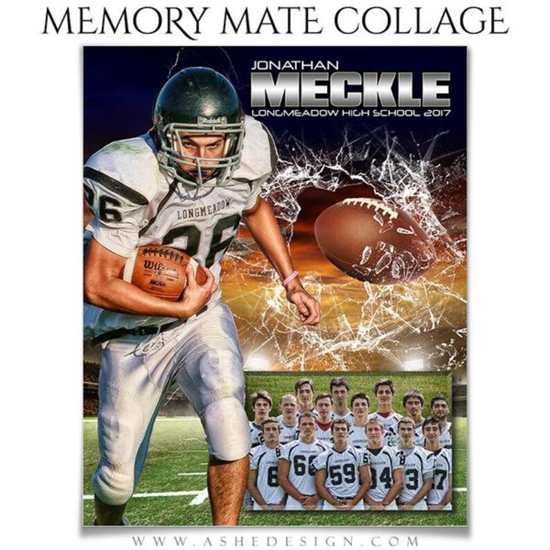 Football Memory Mates Photoshop Templates for Sports Teams - Etsy