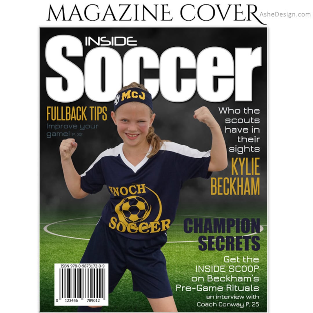 Photoshop Template | Sports Design | 8x10 | Inside SOCCER Magazine ...