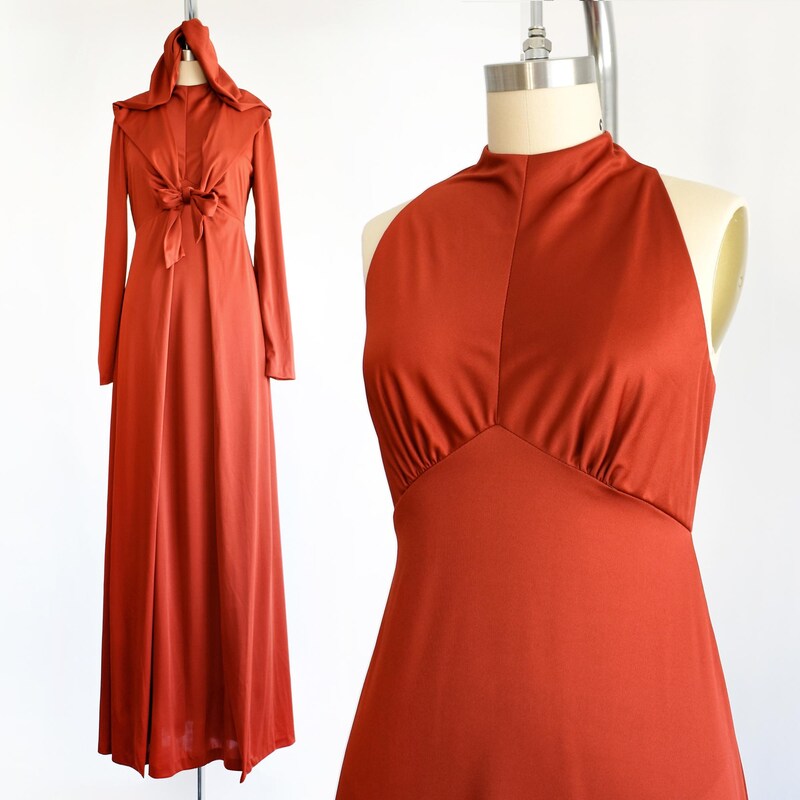 Rust Dress - Etsy