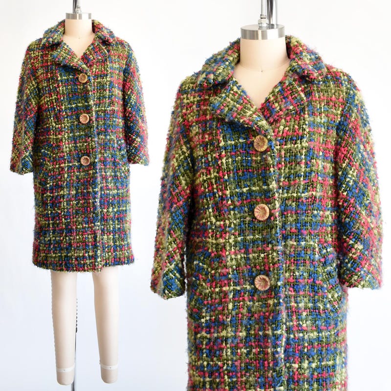 Wool Tweed Coat - Etsy