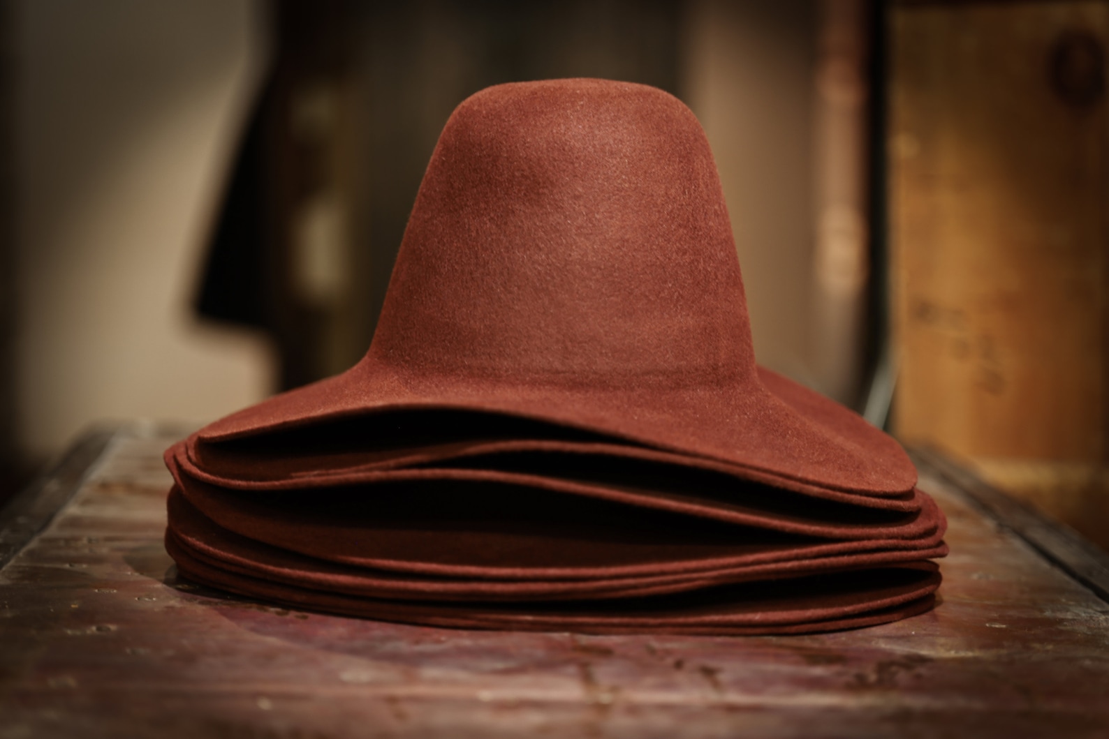 Western Weight Fur Felt Hat Blank Body Capeline - Rust - Etsy