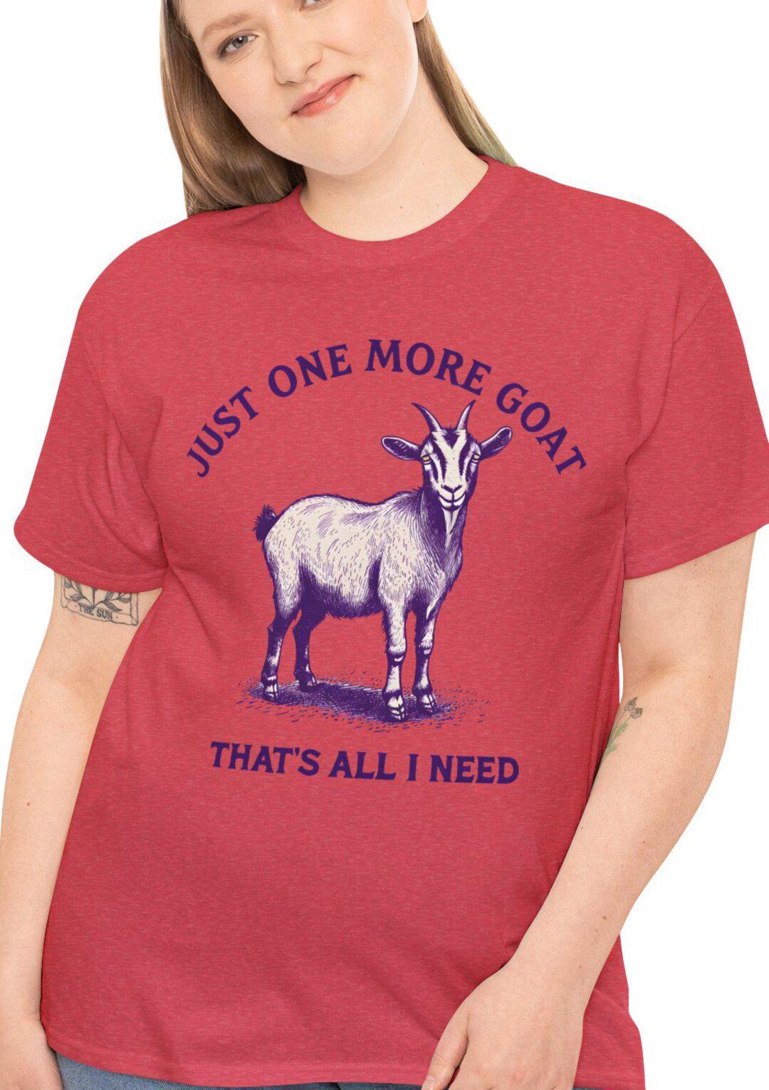 Funny Goat Lover T-shirt, Just One More Goat Tee, Animal Lover Gift ...