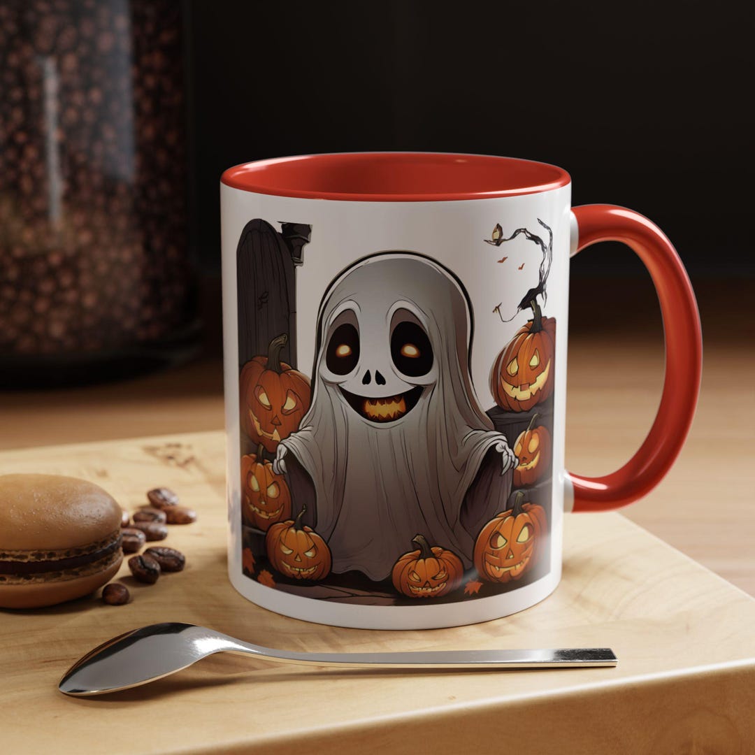 Ghost Coffee Mug, Spooky Halloween Gift, Cute Halloween Mug, Best ...