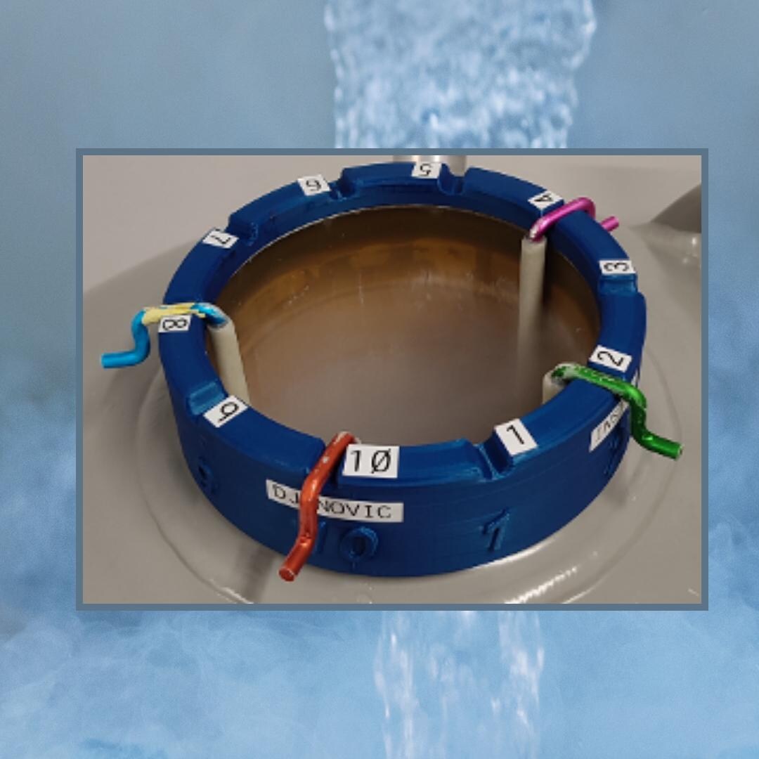 Cryogenic Sample Holding Collar for Nitrogen Tanks. Statebourne Bio 36 ...