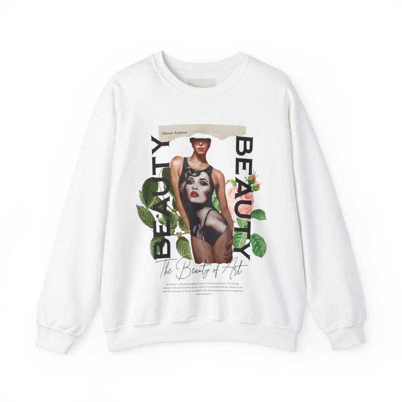 Timeless Beauty Sweater, the Beauty of Art Sweatshirt, Fashion Meets ...