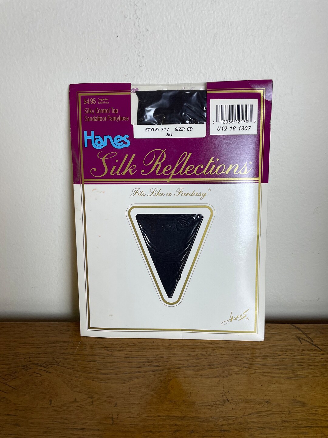 Vintage Hanes Pantyhose, Silk Perfections, Black Control Top Hose ...