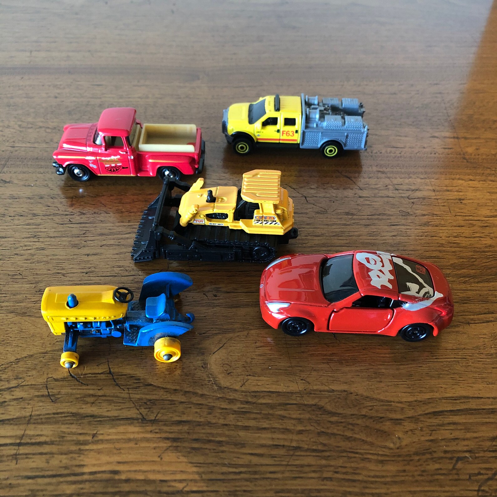 Vintage Mini Toy Car Lot Motorcycles Trucks Robot - Etsy