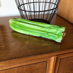 Vintage Vegetable Plastic Celery Veggie for Kitchen, Home Décor Food ...