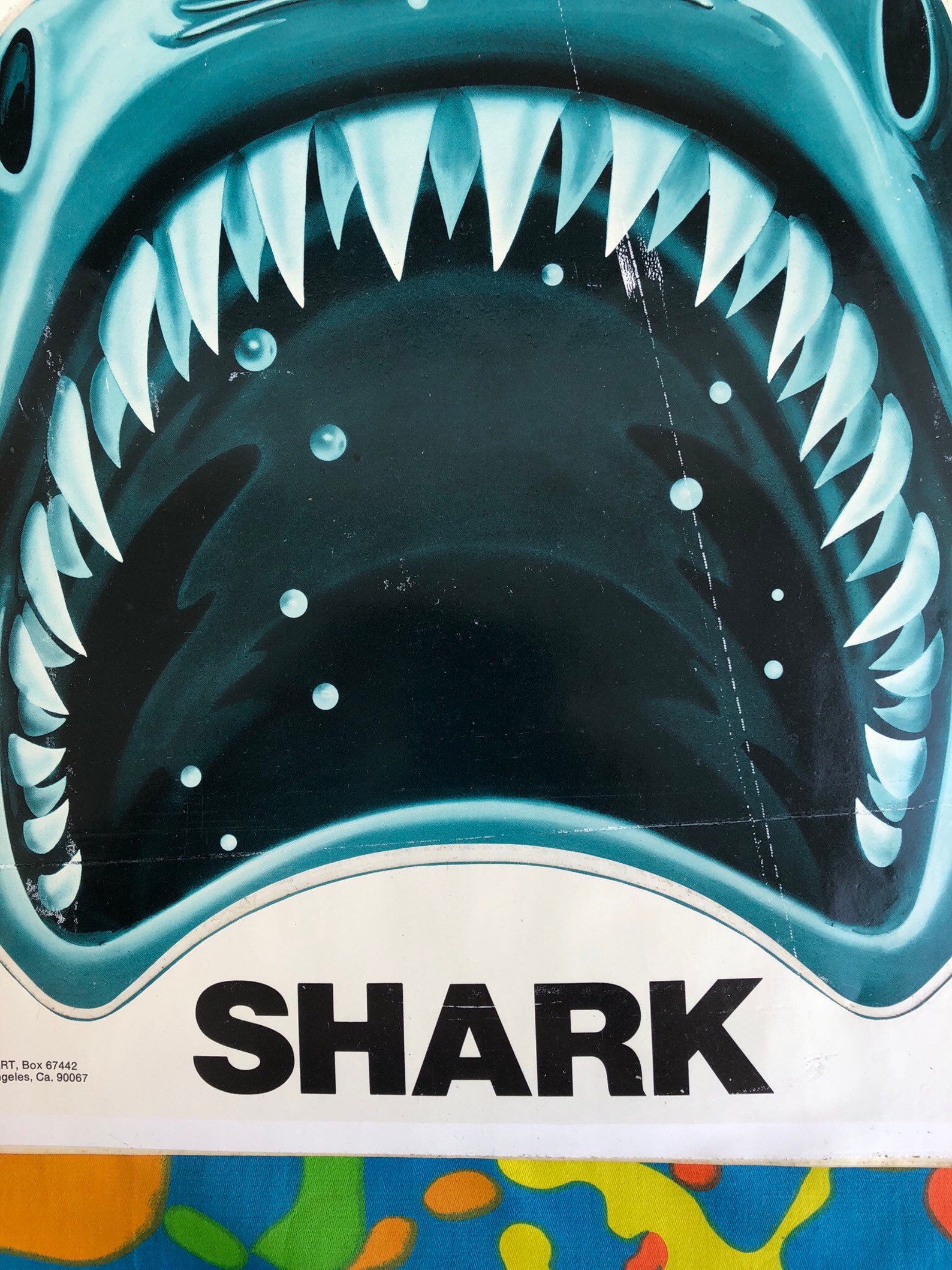 Big 70s Vintage Shark Sticker Crapper Art Jaws Movie Tiki - Etsy
