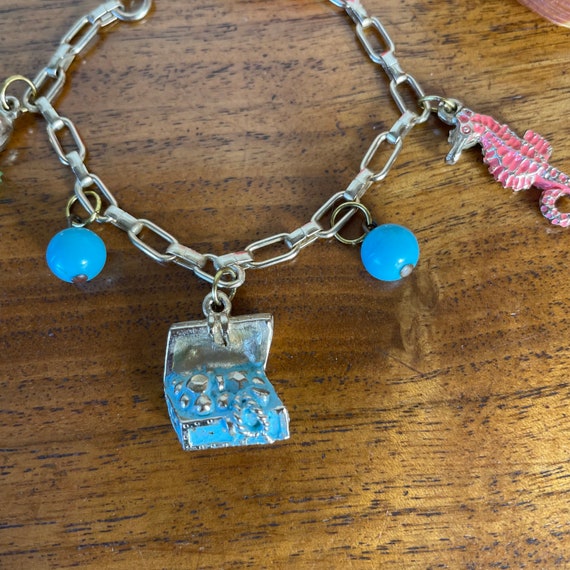 Treasure charms blue bracelet store