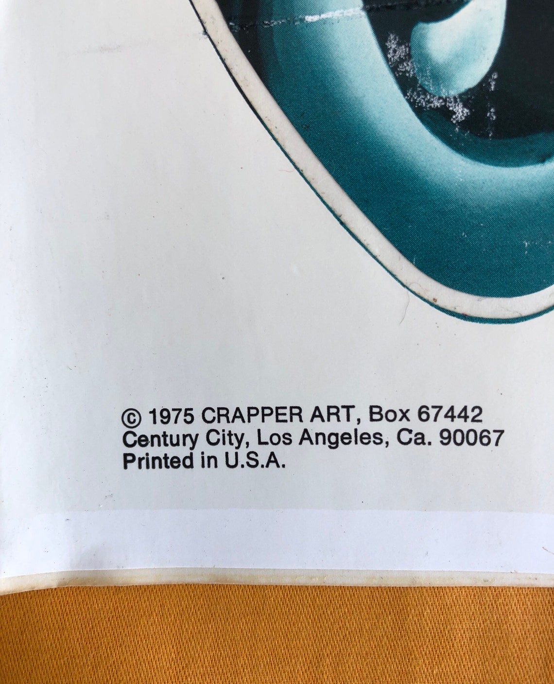 Big 70s Vintage Shark Sticker Crapper Art Jaws Movie Tiki - Etsy