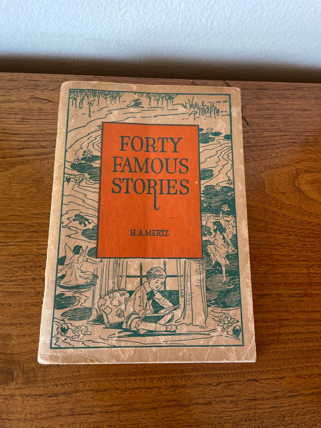 Vintage Forty Famous Stories 1930's Book, Wonderful Illustrations ...
