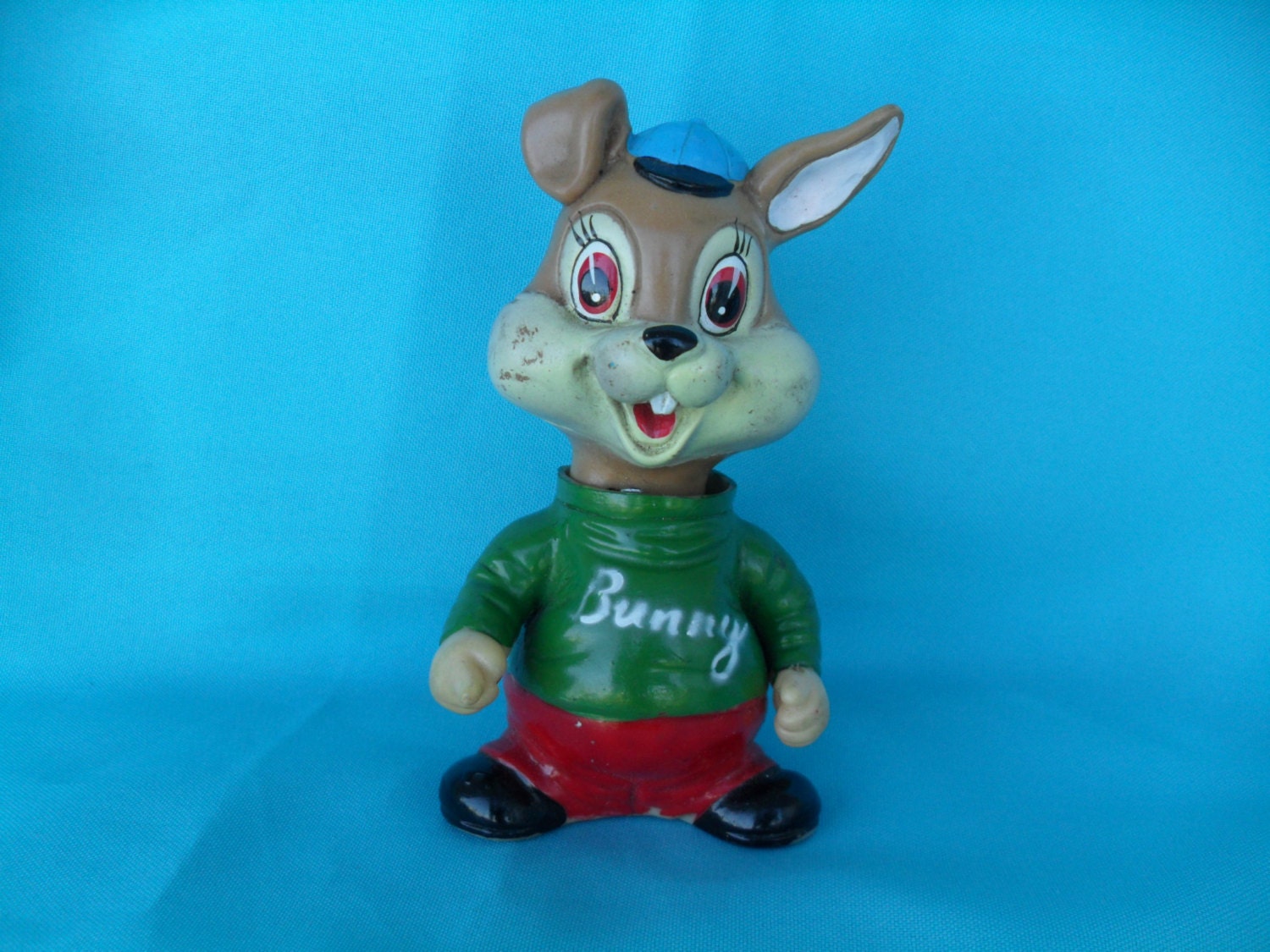Vintage Wind up Plastic Bunny Rabbit Toy by Alps Made in Japan | Etsy