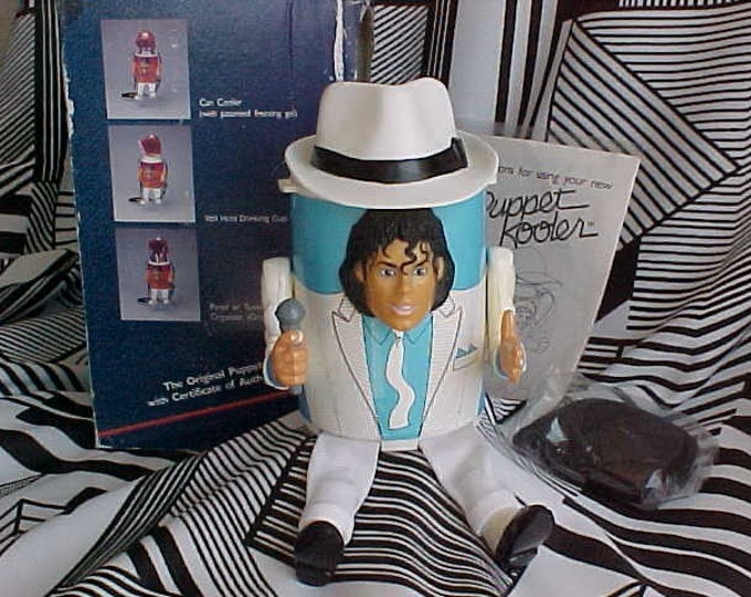 Vintage 80s Michael Jackson Doll Puppet Cooler - Etsy