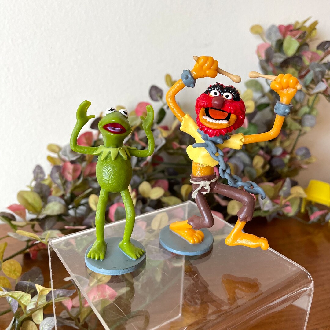 Vintage the Muppets Kermit the Frog & Animal Rockstar Drummer 2 Piece ...